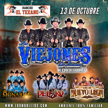 Boletos | RANCHO EL TEXANO - LOS VIEJONES DE LINARES 2024 | Zoom Boletos